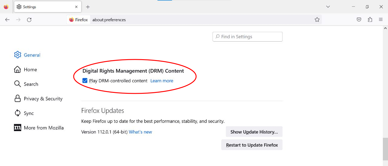 How to enable protected content in Firefox on windows? - Video Hosting ...