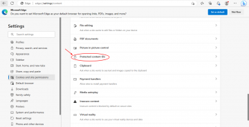 How to enable protected content on Edge for Windows? - Video Hosting ...