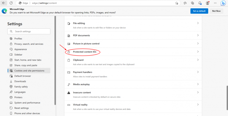 How to enable protected content on Edge for Windows? - Video Hosting ...