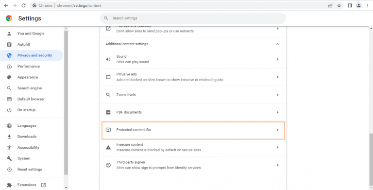 How to enable protected content in Chrome for Windows? - Video Hosting ...